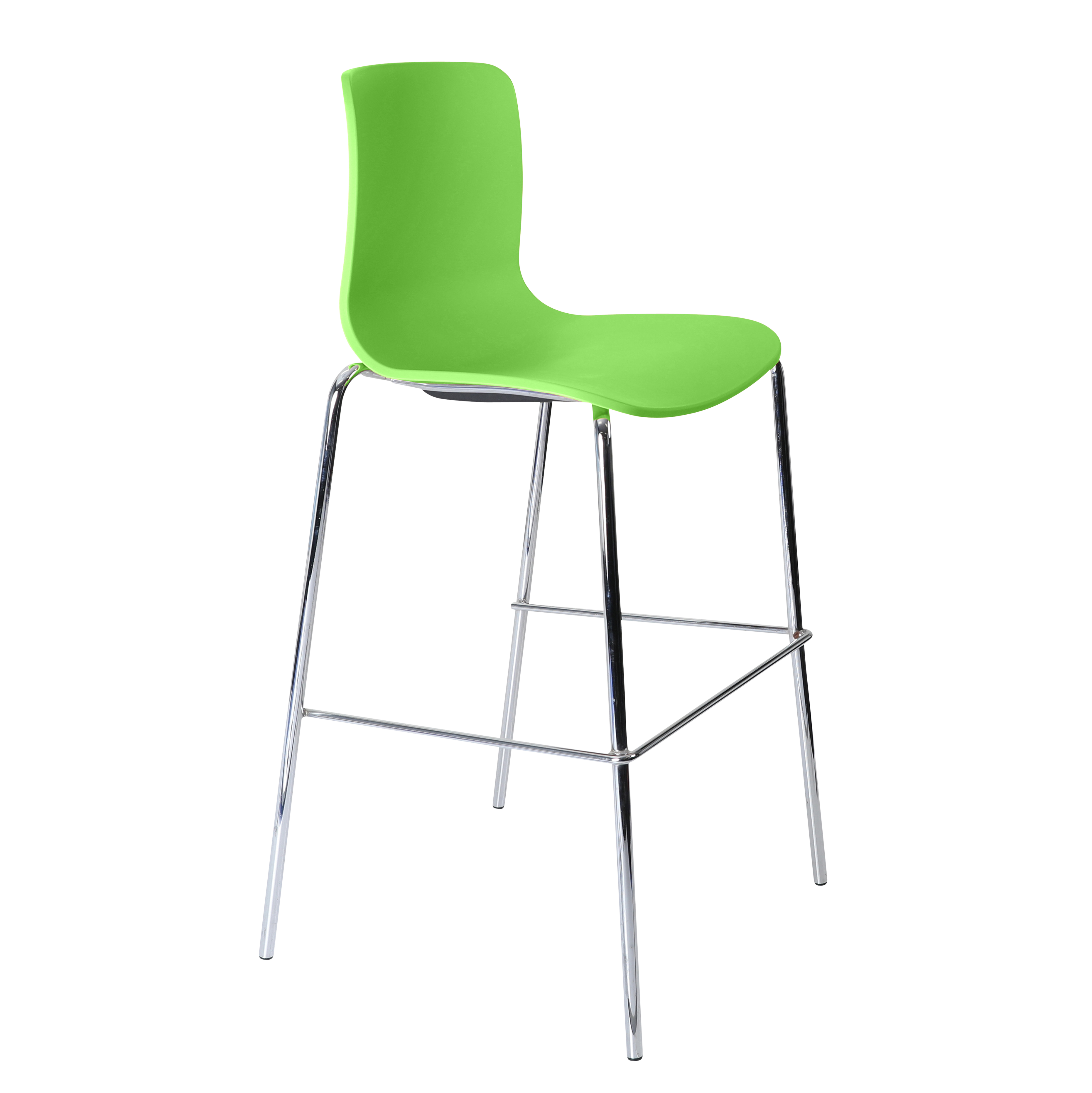 Acti Stool (Green / 4-leg High Barstool) - Premier Office Solutions