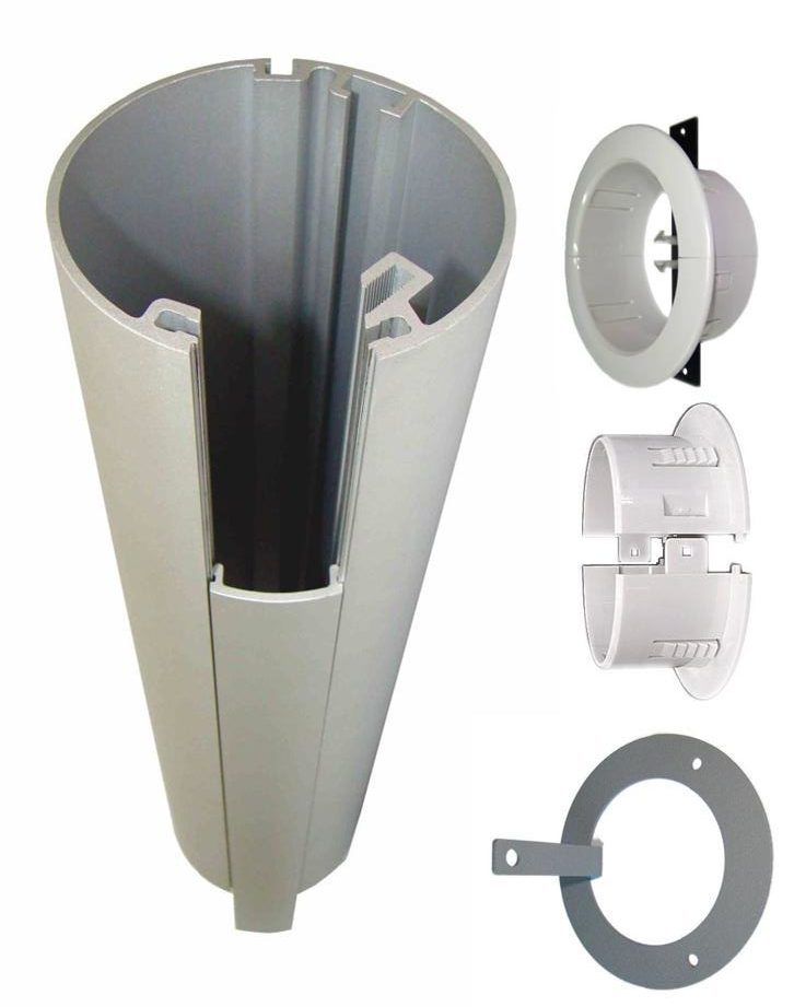 3.3M Floor To Ceiling Power Pole Kit | Premier office solutions