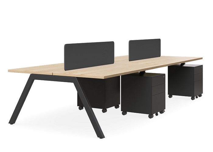 Vista Black 4 Pod | Premier office solutions