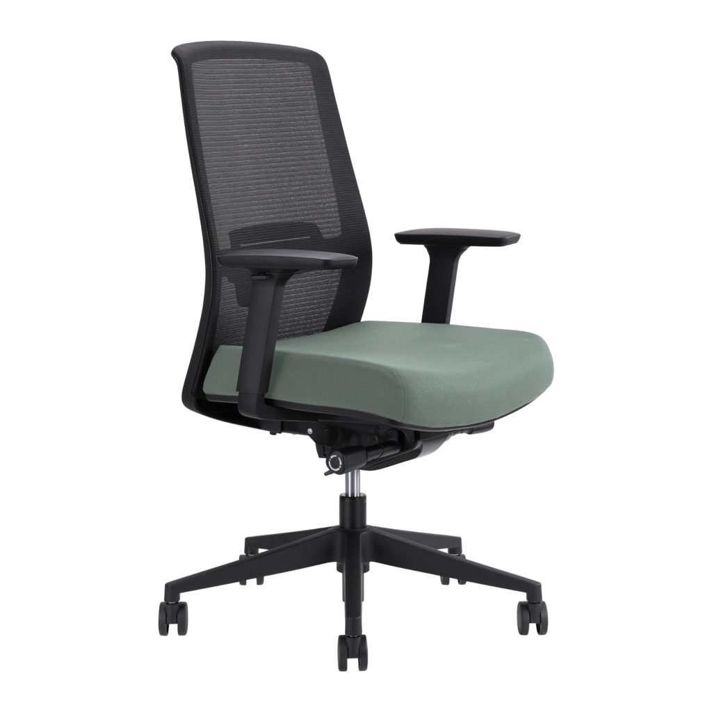 Jirra Side Control Synchro Task Chair (Cloud / Adjustable Side Arms ...